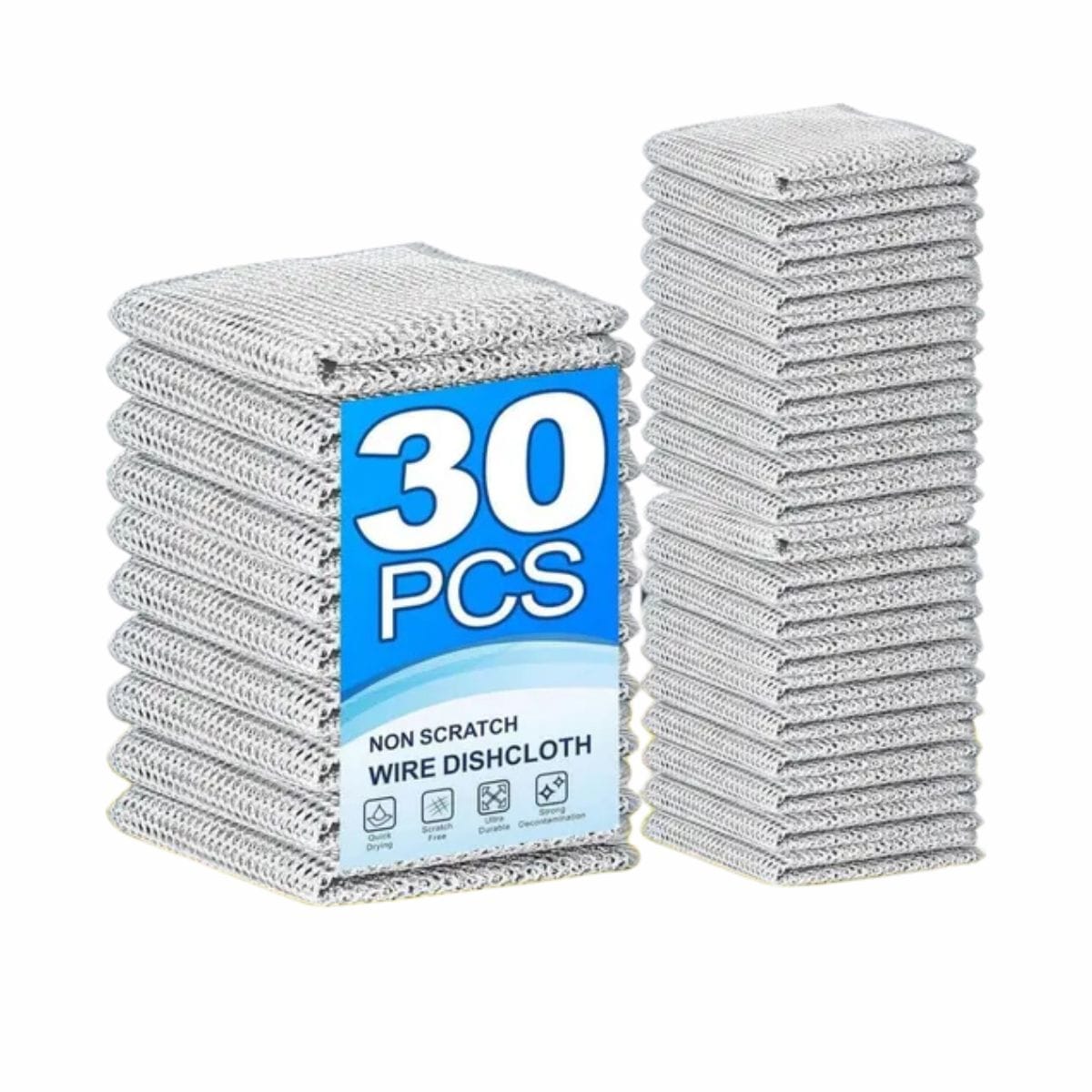 Multifunctional Non-scratch Wire Dishcloth (Pack of 30) – KoMart